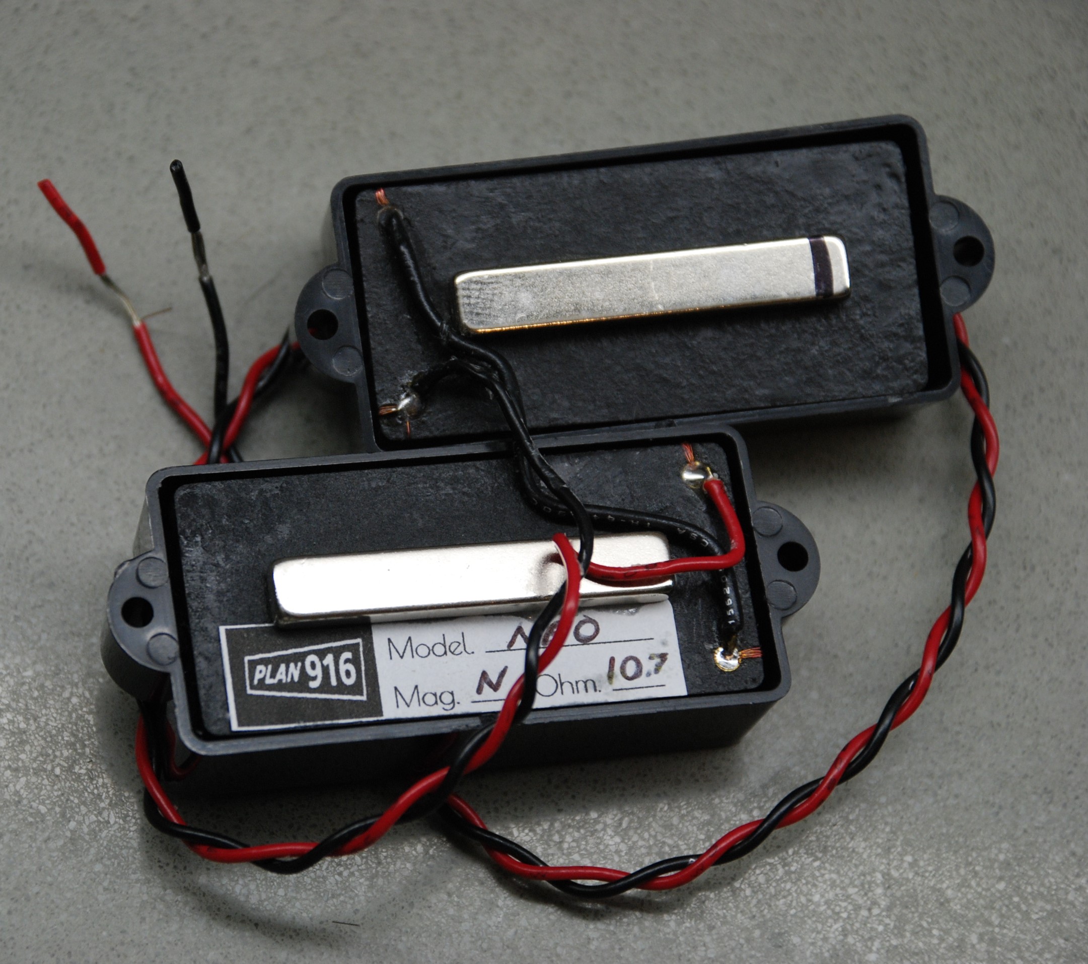 P Bass Neodymium Pickups Nine One Six Pickups